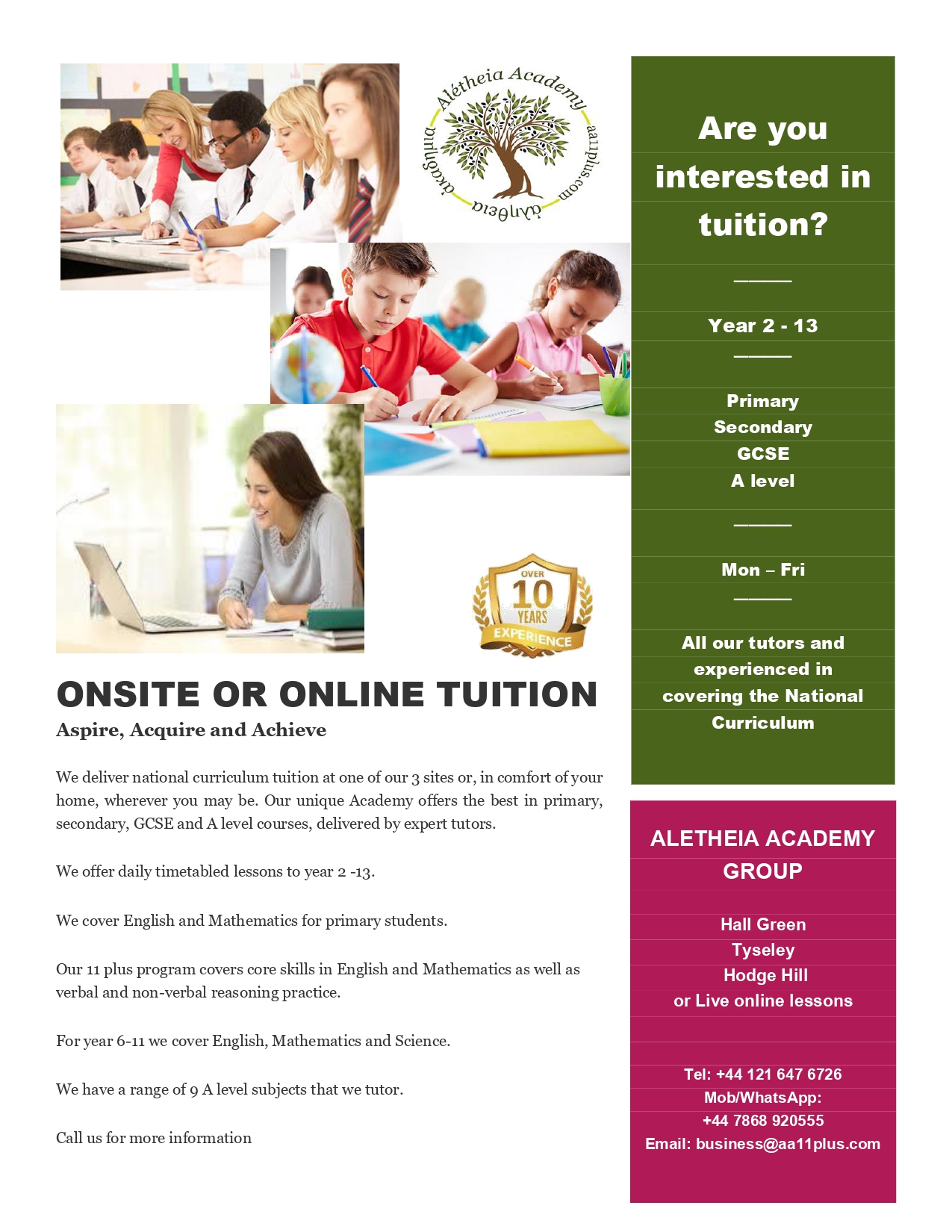 About Us – Tutor My Child